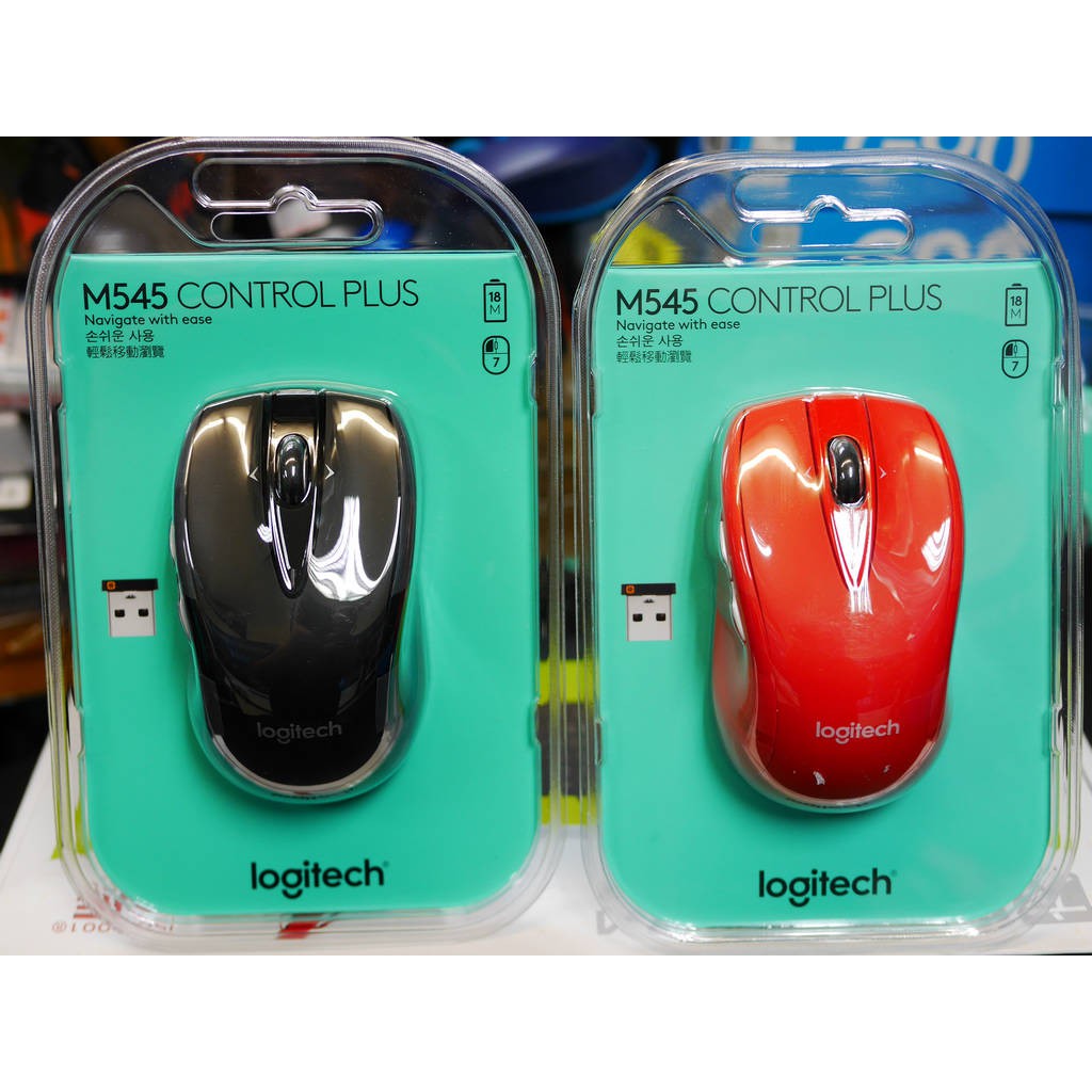 #本店吳銘 - 羅技 logitech M545 無線滑鼠 5鍵 4向滾輪 Unifying 3年保固 | 蝦皮購物