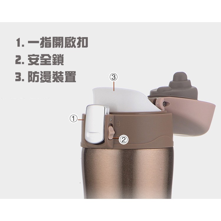 【瘋狂市集】P彈蓋保溫杯380ml-304不銹鋼雙層真空保溫瓶/不鏽鋼保溫瓶/水壺/保溫瓶/保溫杯 | 蝦皮購物