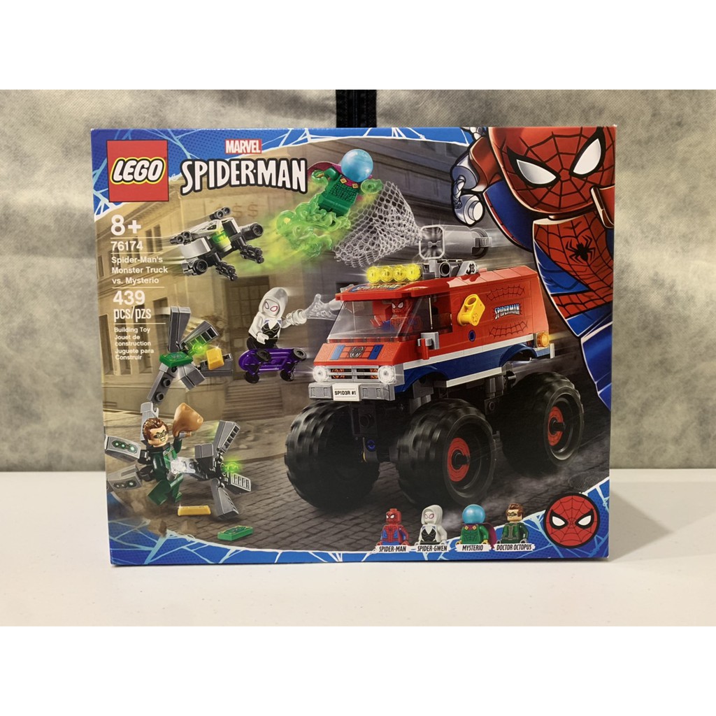 ★董仔樂高★ LEGO 76174 蜘蛛人 Marvel 怪獸卡車 vs 神秘客 全新現貨 | 蝦皮購物
