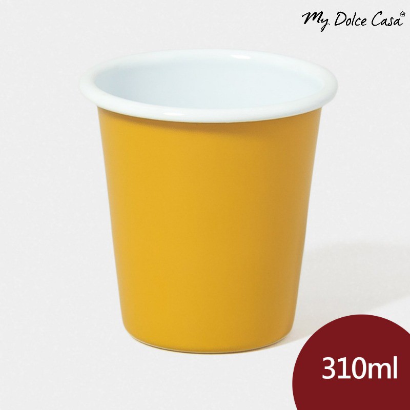 Falcon 獵鷹琺瑯 水杯 茶杯 310ml 芥末黃[美學生活] | 蝦皮購物