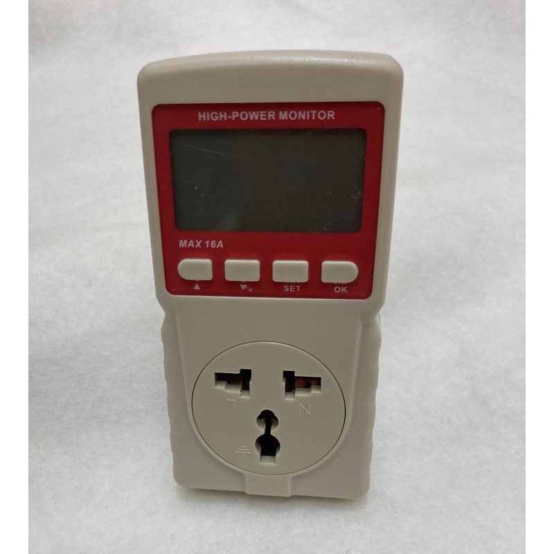 [保固一年]全電壓功率錶 +插頭轉接頭 GM86 功率計 功率表 電錶 交流 瓦數 瓦時 瓦特計 電壓錶 | 蝦皮購物