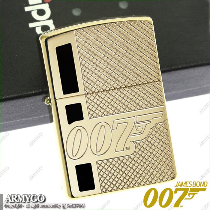 【ARMYGO】ZIPPO原廠打火機- ARMOR鎧甲機身-007 James Bond系列-NO.29860 | 蝦皮購物