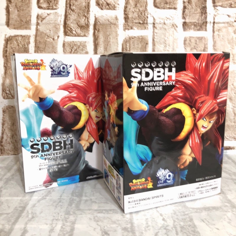【CHI】[金證] 日版現貨 超七龍珠英雄 9周年紀念 七龍珠 SDBH HEROES 超級賽亞人4 超4 悟吉塔 | 蝦皮購物