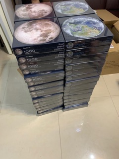 現貨 正版 Four Point Puzzles The moon&The earth 1000pcs 拼圖 | 蝦皮購物
