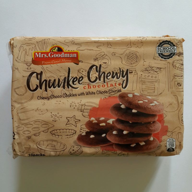 MRS. GOODMAN CHUNKEE CHEWY 巧克力餅乾 350g 菲律賓 餅乾 CHOCO COOKIES | 蝦皮購物