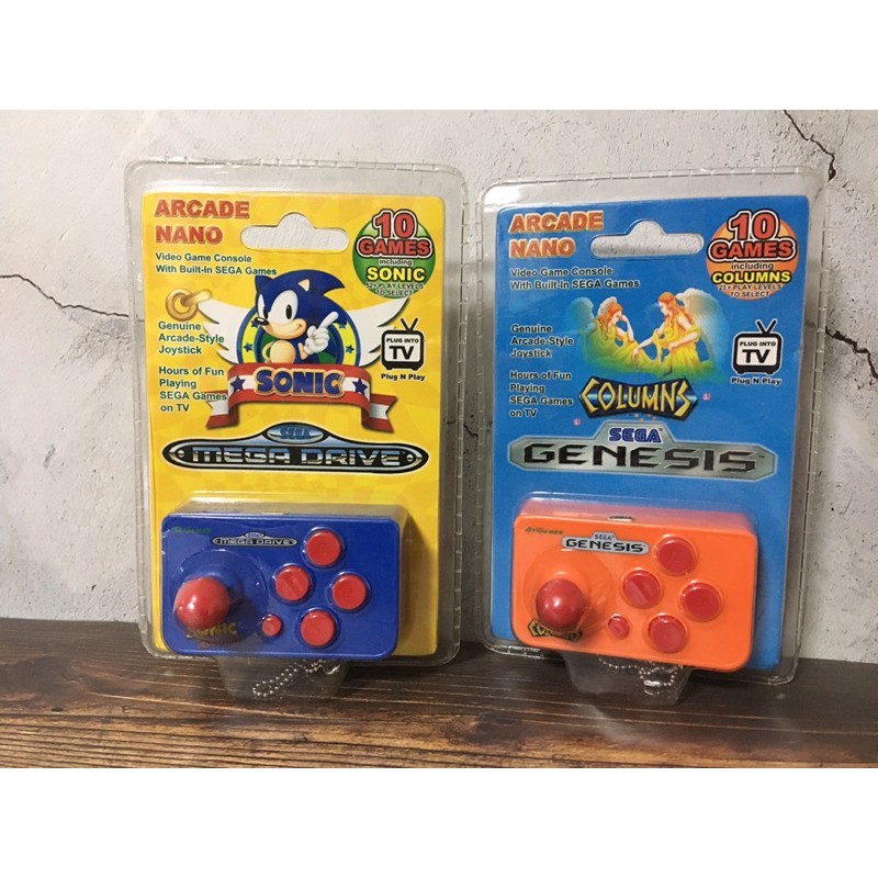 arcade nano mini 迷你 電動 手柄 主機 SEGA mega drive sonic | 蝦皮購物