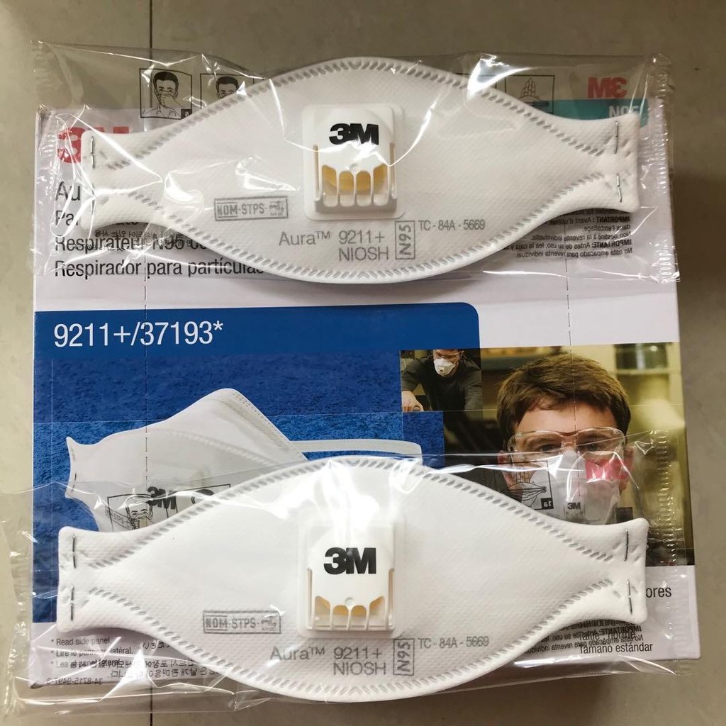 3M 9211+ 頭戴式 N95口罩 帶呼氣閥 全新公司貨 (新加坡製) 6-12hr急速出貨 | 蝦皮購物