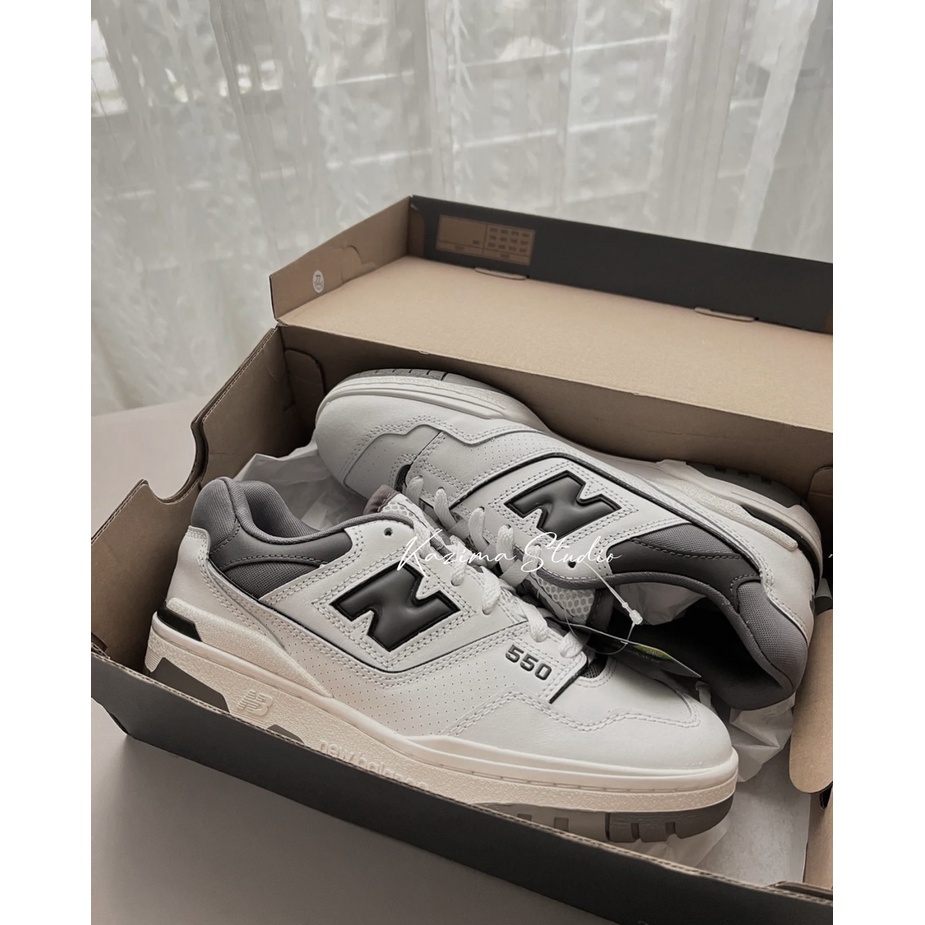 Kazima｜現貨 New Balance 550 岩石灰 白灰 芝麻牛奶 NB 550 元祖灰 IU BB550WTG | 蝦皮購物