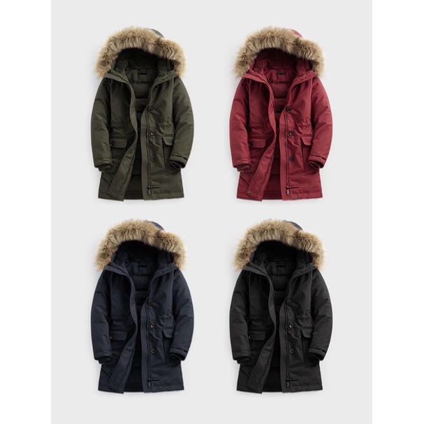 【Lativ 】米格極暖羽絨長版外套 防潑水帽可拆 | 蝦皮購物