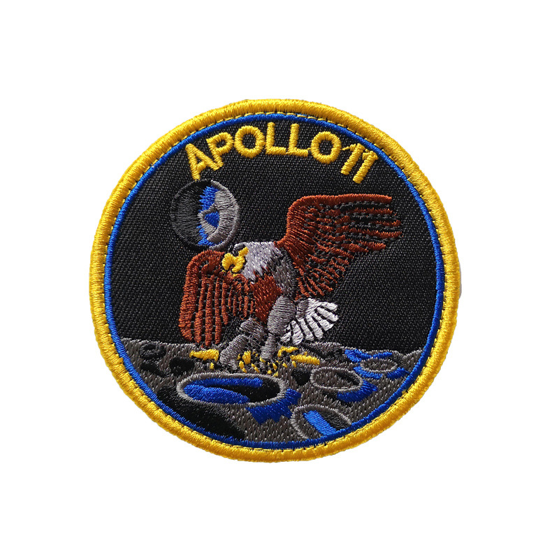 【客製化 #魔鬼氈】魔鬼氈徽章 APOLLO PATCHES阿波羅計劃NASA空間總署航天徽章刺繡魔術貼臂章貼 | 蝦皮購物