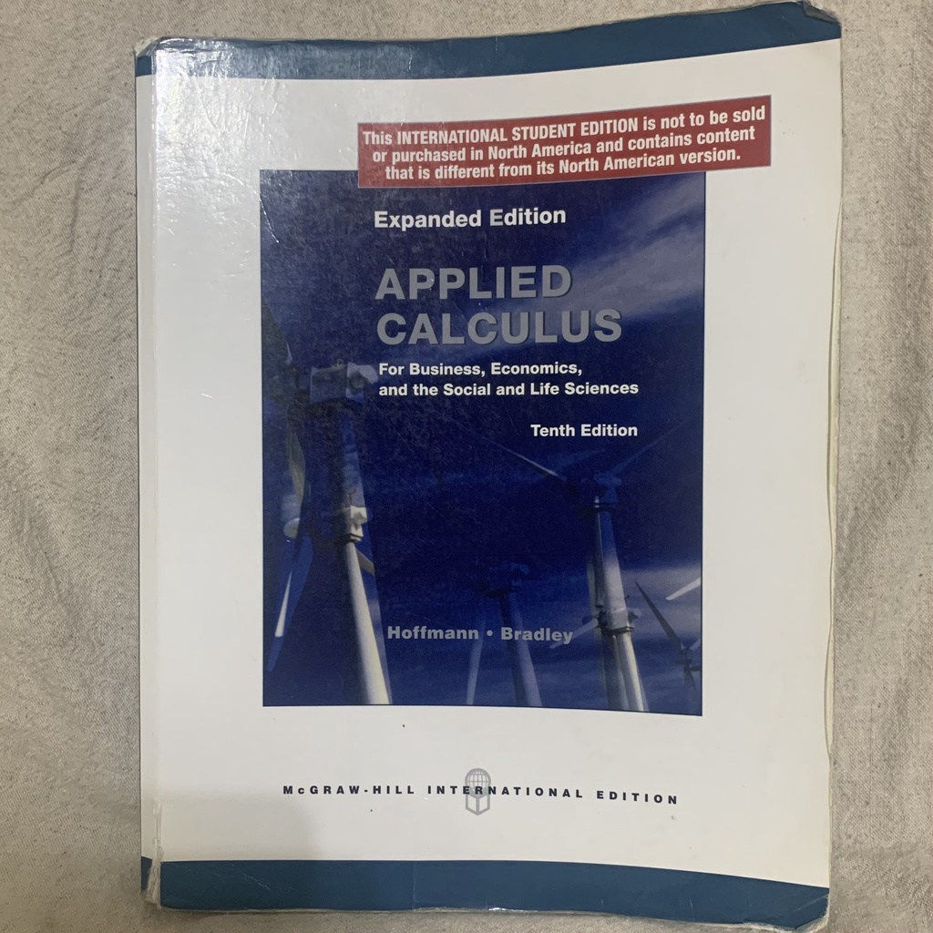 Applied Calculus (expanded edition) 第十版 | 蝦皮購物
