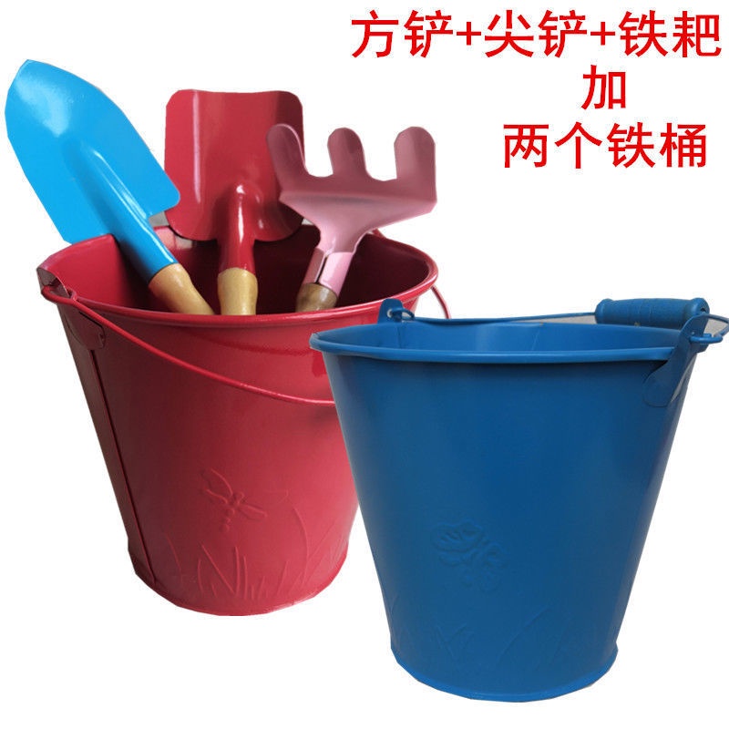 【優選好物】兒童雪地玩雪沙灘玩具鐵鏟三件套鐵桶鏟子園藝盆栽工具花園種植鏟jioyh c4J5 | 蝦皮購物