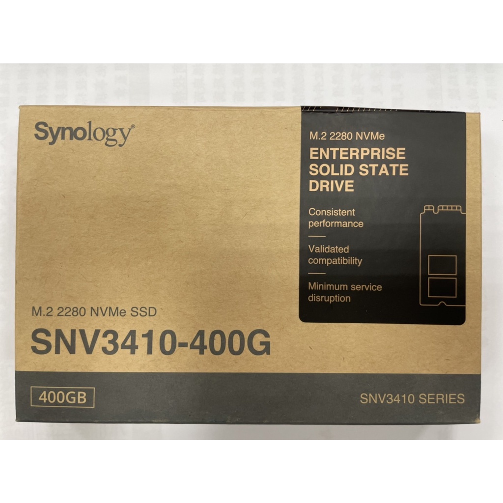群暉科技 Synology SNV3410-400G M.2 2280 NVMe SSD | 蝦皮購物