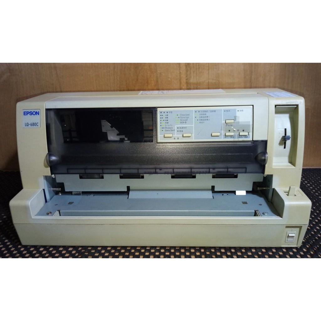 【吳'r】愛普生 LQ-680C 680c二手整新點陣印表機 25pin 傳輸介面(含稅/附線材保固2個月) $2700 | 蝦皮購物