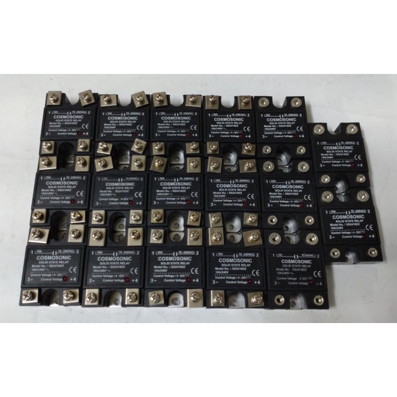 🌞二手現貨保固 COSMOSONIC 固態繼電器SSR SS2410DZ 10A 入4-32V 負載70-240VAC | 蝦皮購物