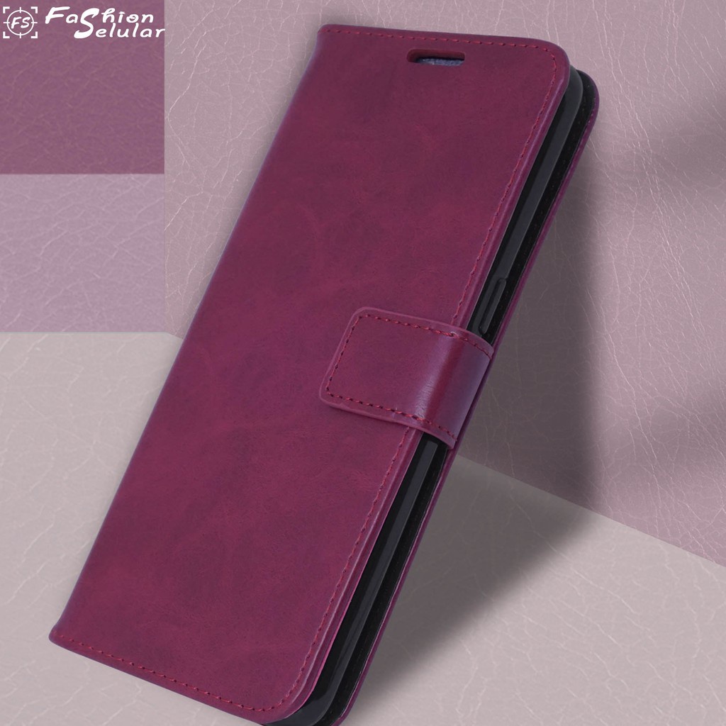 Hotelcase Infinix Note 7 Lite FS Bluemoon Case 皮革模型全蓋帶卡槽 | 蝦皮購物