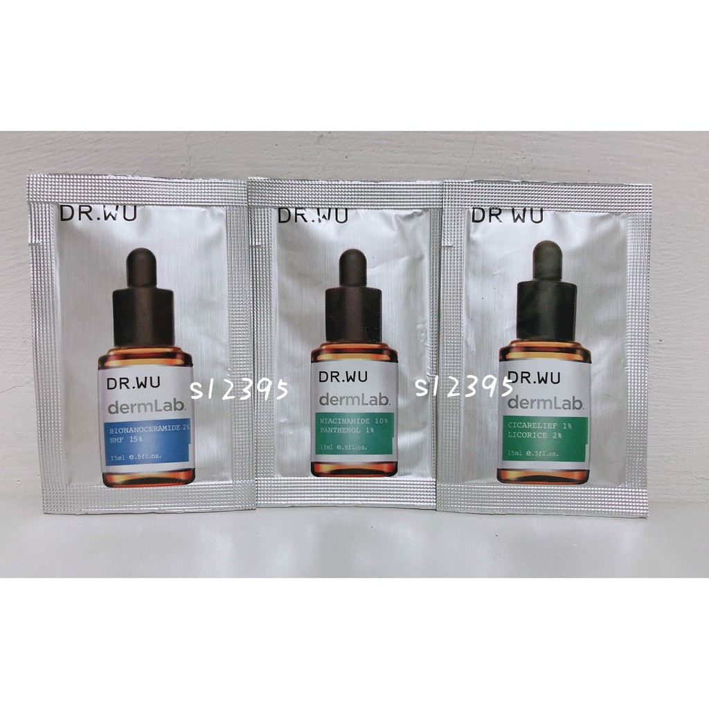 DR.WU 10%菸鹼醯胺B5舒緩精華 1%積雪草舒敏修護精華 1.5%EGF彈力賦活精華 2%神經醯胺保濕精華 | 蝦皮購物