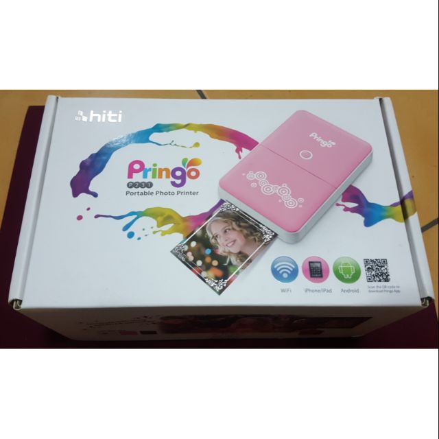 HiTi Pringo P231印相機 白色 含色帶*2 相紙*24 贈相簿 紙相框 | 蝦皮購物