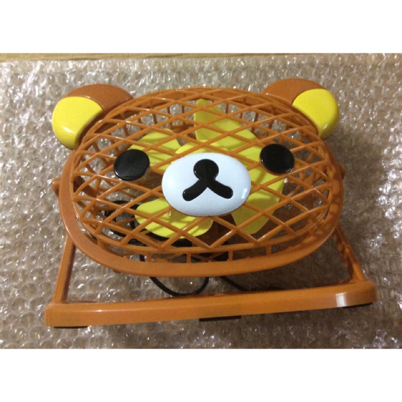 Rilakkuma 桌上扇風機 USB 拉拉熊 懶懶熊 | 蝦皮購物