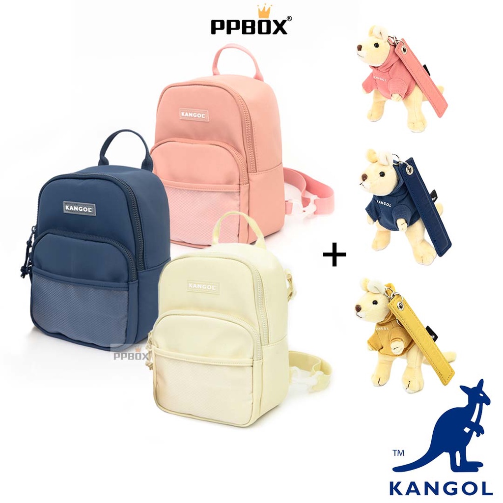 KANGOL 袋鼠 後背包 馬卡龍系列 迷你 兩用 可側背 【62251740】時尚 PPBOX | 蝦皮購物