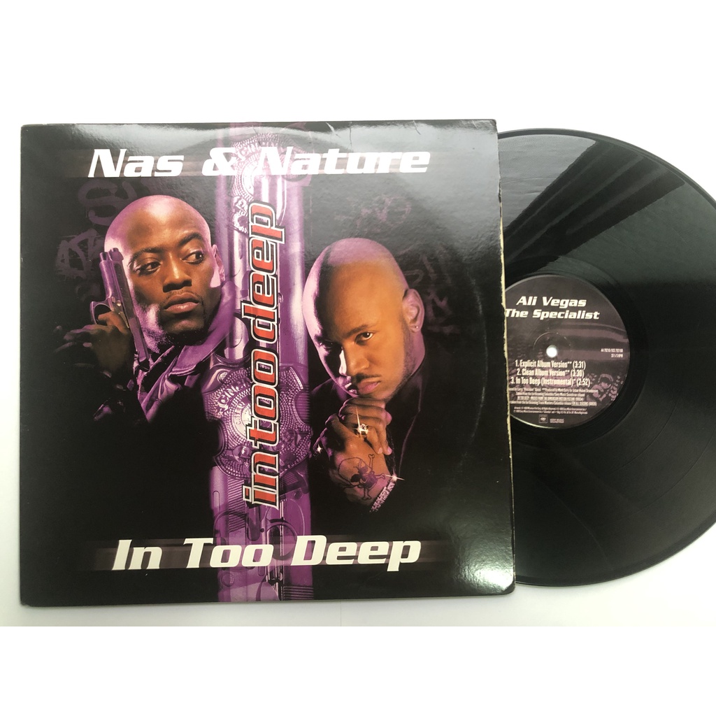 Nas & Nature – In Too Deep (黑膠單曲/Omar Epps, LL Cool J主演) | 蝦皮購物