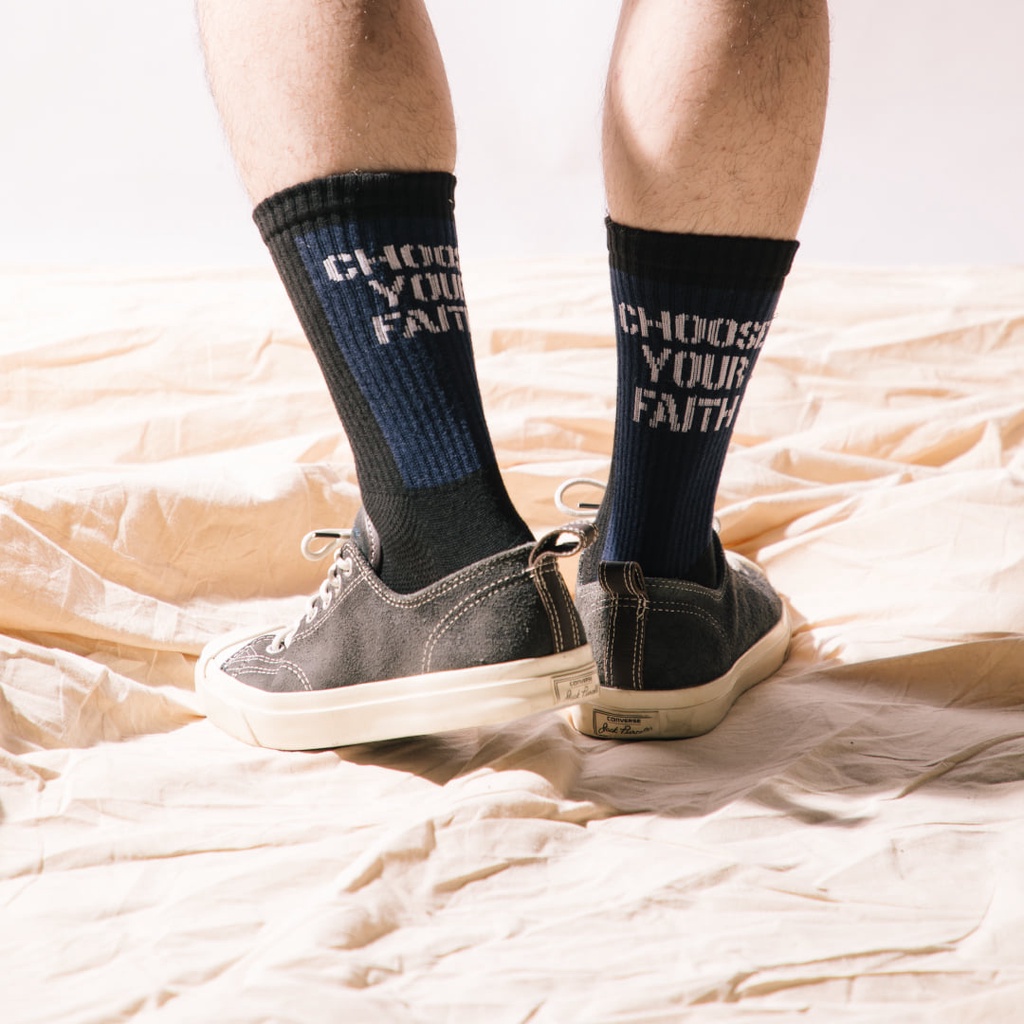 【車庫服飾】UNDER PEACE CYF / POLYGIENE SOCKS 機能標語襪 | 蝦皮購物