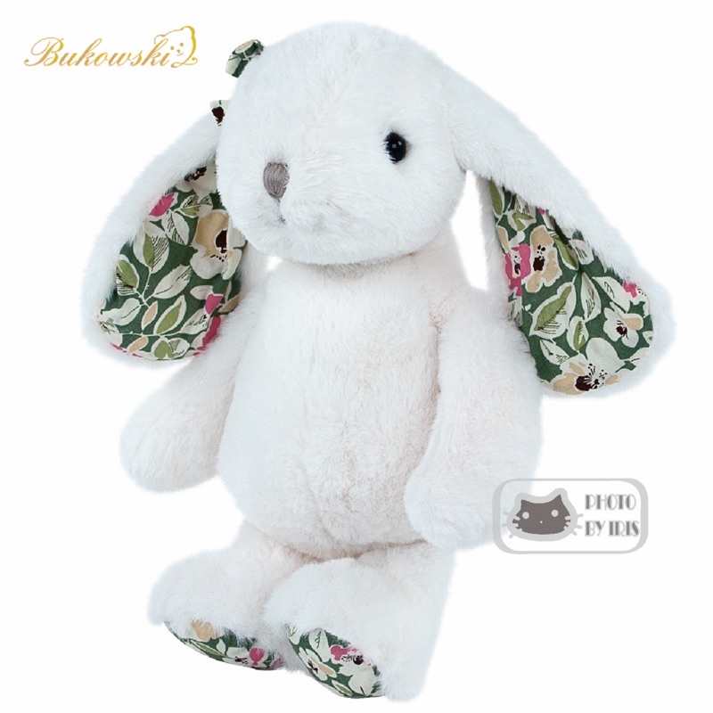 現貨🌟瑞典🇸🇪 Bukowski Bunny 兔子娃娃 垂耳兔 長耳兔 26cm歐洲製造🌟絕對正品🌟純白小碎花 | 蝦皮購物