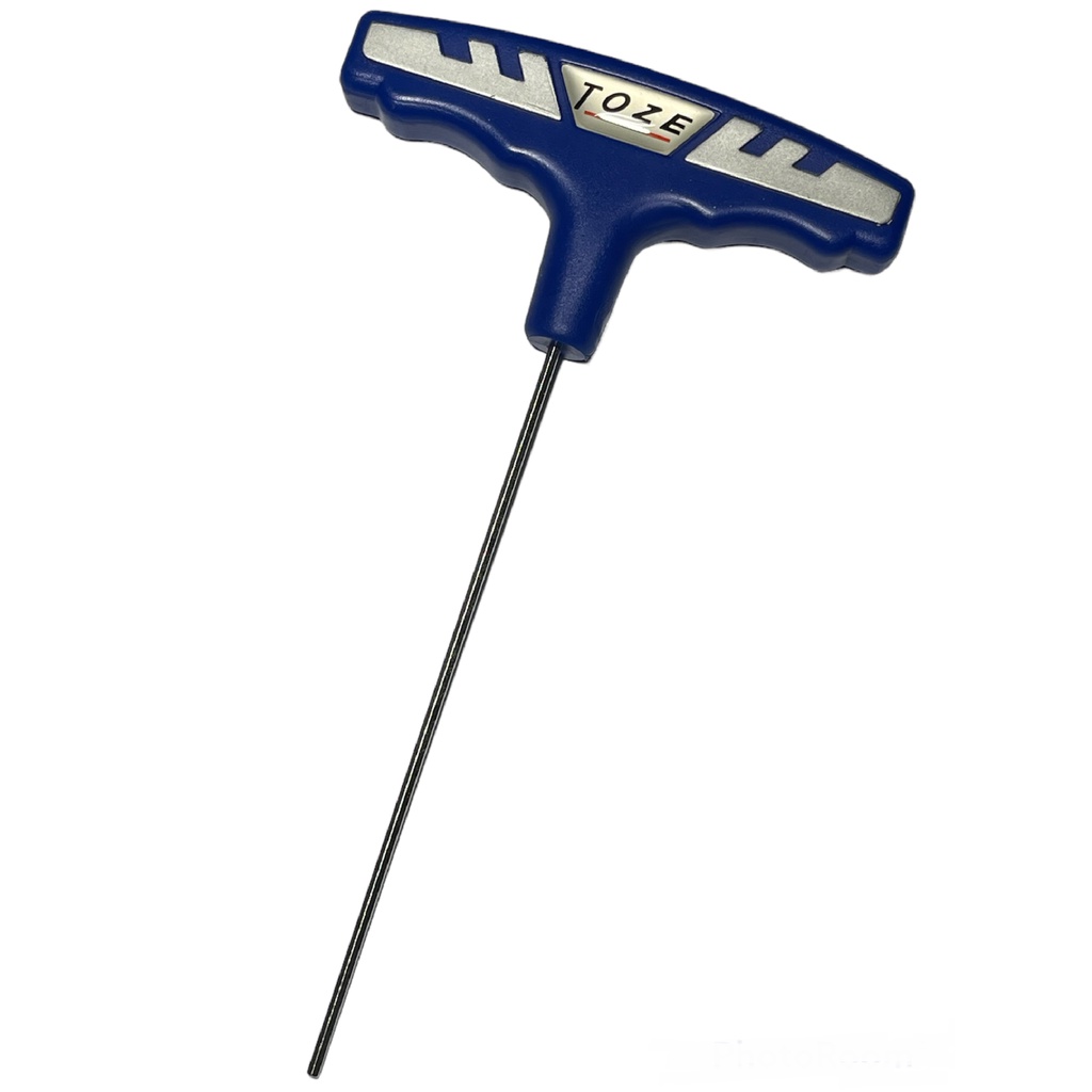 TOZE 塑膠柄 2號 T型 六角板手 內六角板手 不含柄總長12公分 一支 | 蝦皮購物