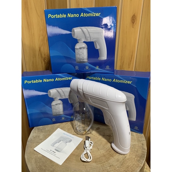 現貨現貨現貨 下單8小時內出貨 Portable Nano Atomizer 藍光霧化消毒槍 | 蝦皮購物
