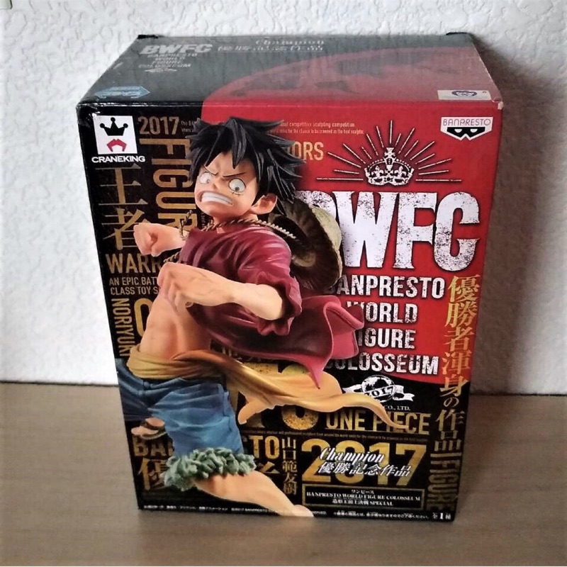 現貨 全新[小花]正版白證代理版 魯夫 BWFC 2017造型王 頂上決戰 優勝記念作品航海王 海賊王 | 蝦皮購物