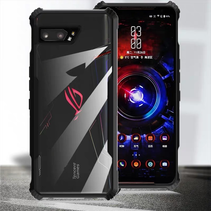 ASUS ROG Phone 2和ROG3和ROG5和RO6 /ROG7四角氣囊殼 ROG2全包防摔透明軟殼 手機殼 | 蝦皮購物