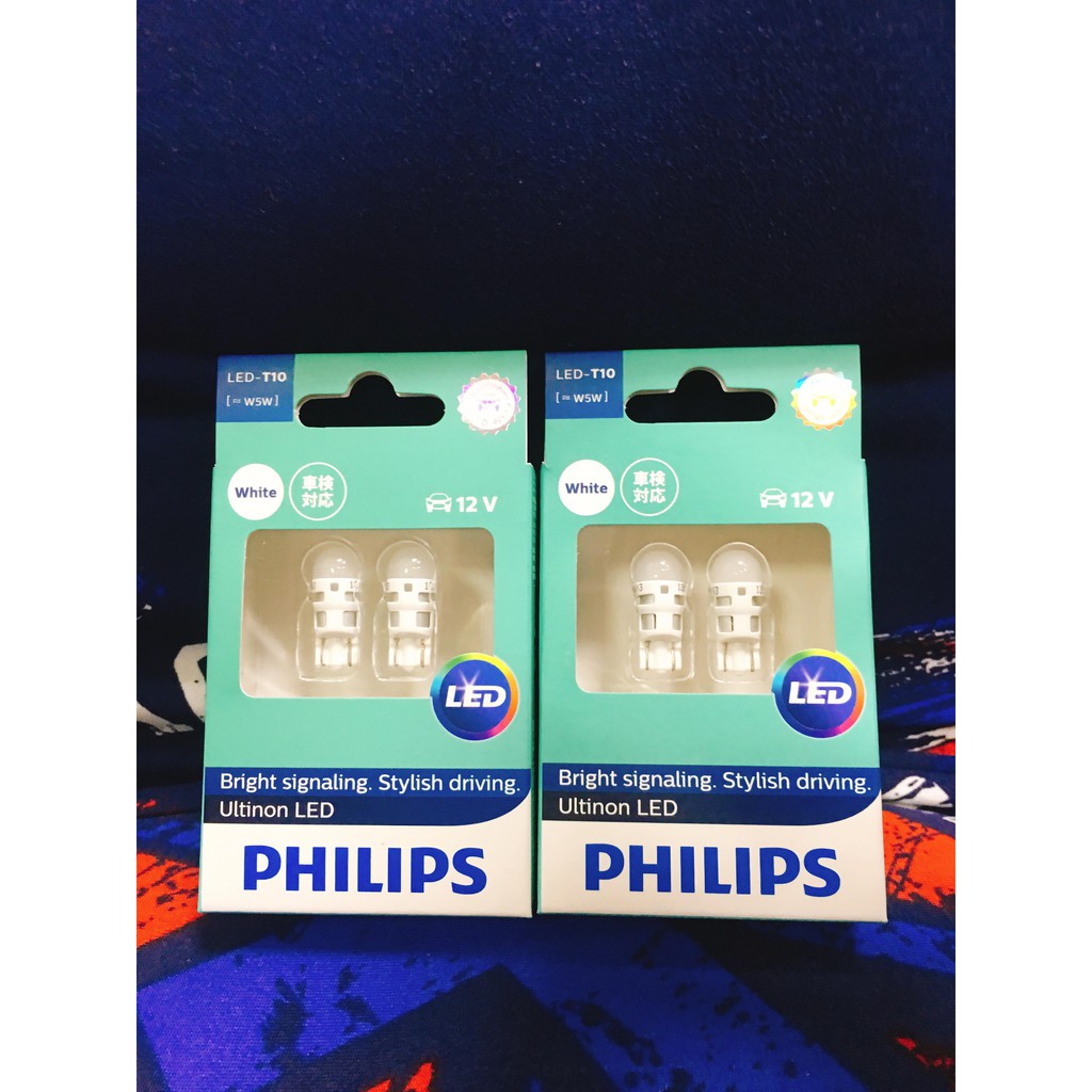飛利浦 PHILIPS LED T10 台灣公司貨 保固兩年 總代理貨 非水貨 W5W | 蝦皮購物