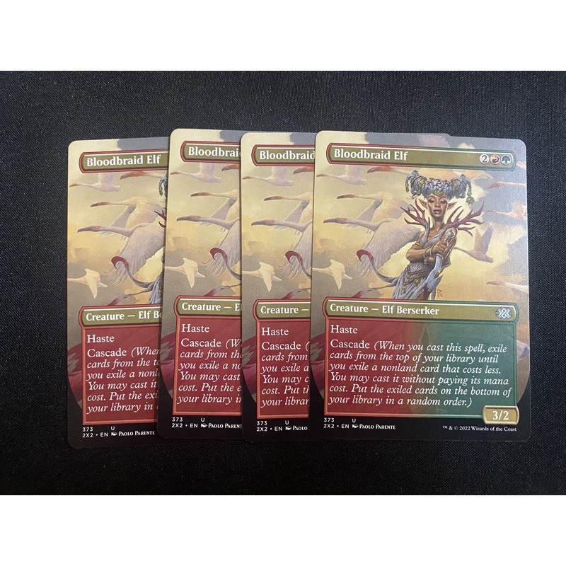 MTG 373 擴圖 Blood blaid Elf 4普 2x2 雙倍大師 魔法風雲會 | 蝦皮購物