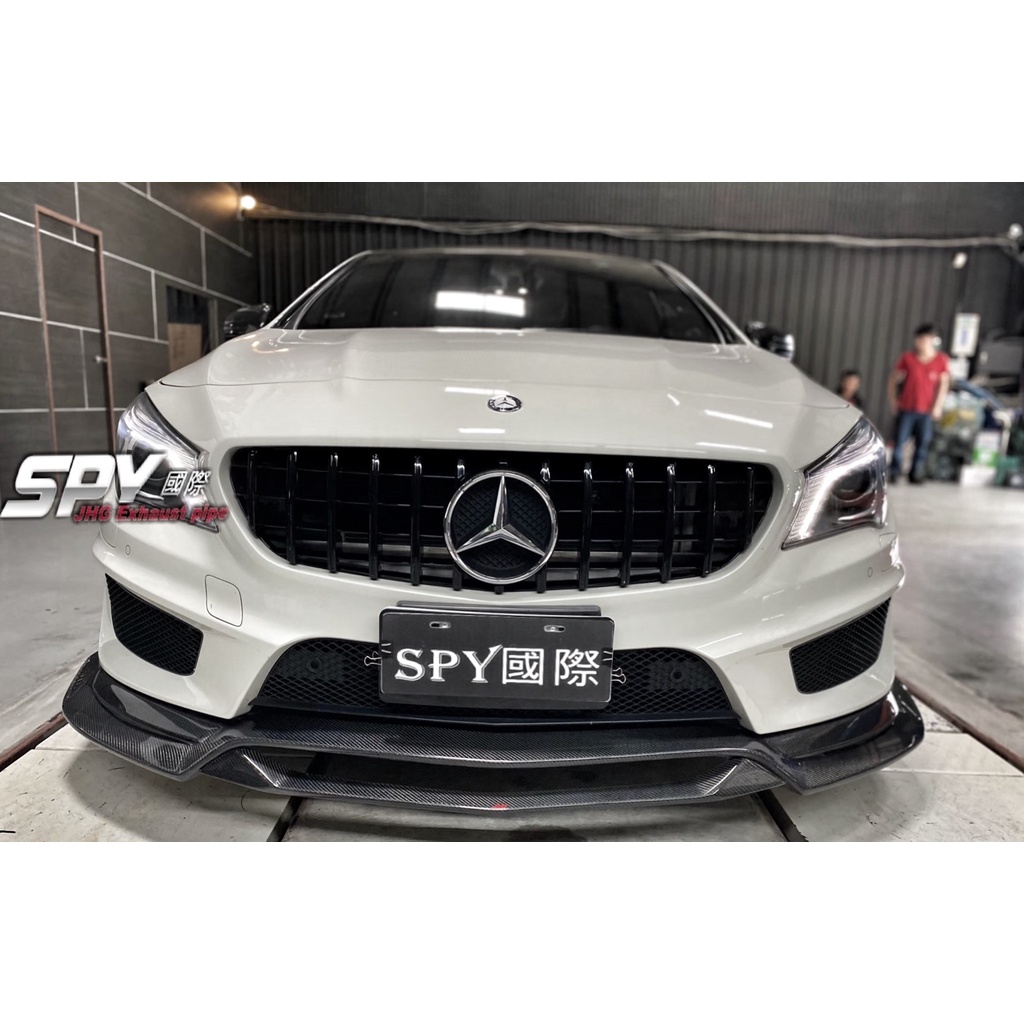 【SPY MOTOR】Benz W117 X117 碳纖維前下巴 R1樣式 | 蝦皮購物
