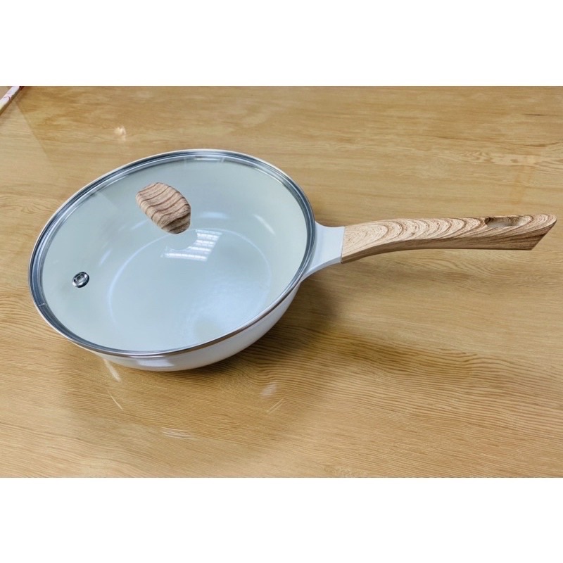 NEOFLAM 】 SNOW 系列28cm炒鍋+玻璃蓋 | 蝦皮購物