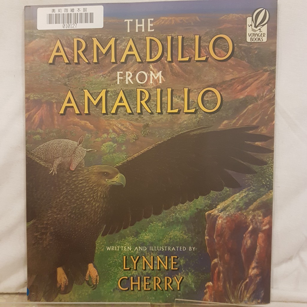 二手書📗英文繪本The Armadillo from Amarillo//Lynne Cherry//冒險、動作 | 蝦皮購物