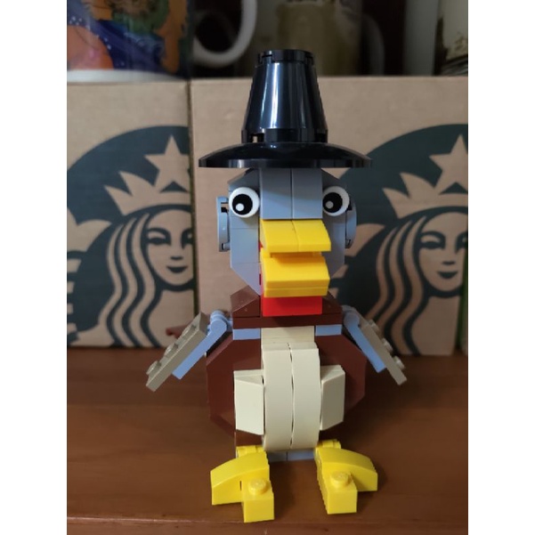 樂高 LEGO 40091 火雞 二手已組無缺件（有附說明書） | 蝦皮購物