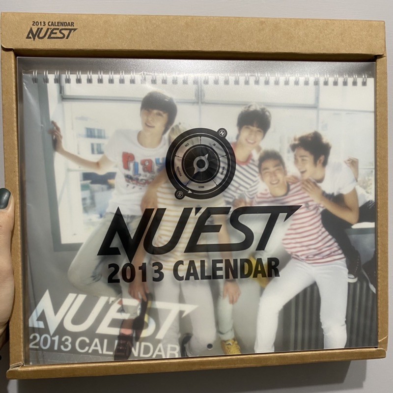 NU’EST 2013 calendar 桌曆 月曆 | 蝦皮購物
