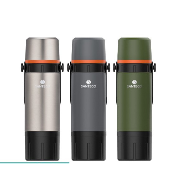 【OK露營社】法國 SANTECO KAFE 軍裝風咖啡即享保溫沖煮壺/保溫瓶 650ml | 蝦皮購物