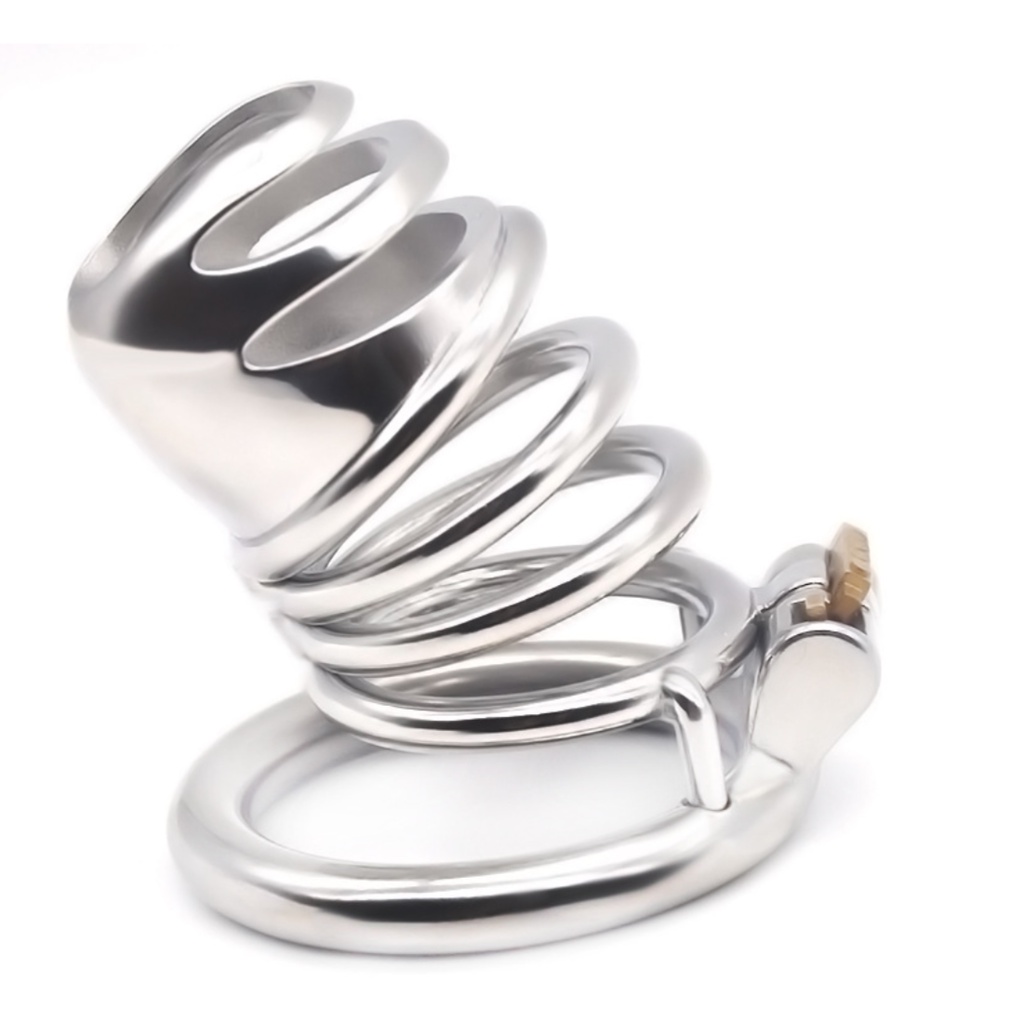 【花花18禁情趣BDSM】FRRK不鏽鋼葫蘆頭cb鎖鏤空陽具籠陰莖鎖 陰莖束縛 調教 防勃起禁慾 透氣鳥籠 貞操鎖 | 蝦皮購物