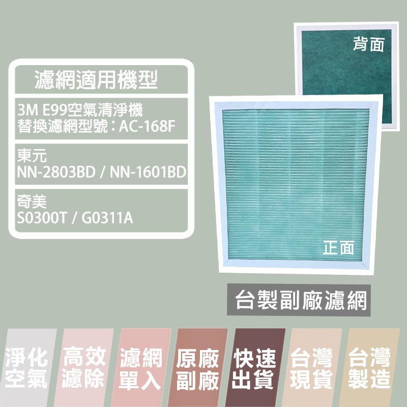 適用 3M E99 奇美 S0300T G0311A 東元 NN2803BD NN1601BD ABC-M5 副廠濾網 | 蝦皮購物