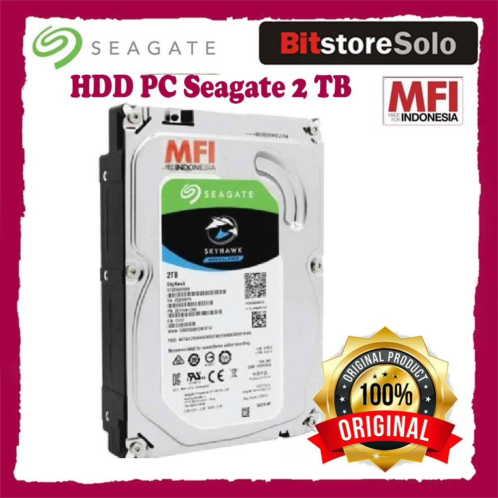 原裝 Seagate 2 TB 內部硬盤硬盤驅動器 MFI | 蝦皮購物
