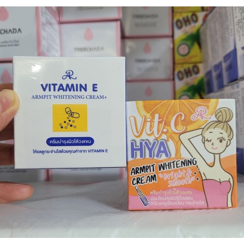 🇹🇭泰國 AR VITAMIN E /Vit C HYA 嫩白腋下霜10g | 蝦皮購物