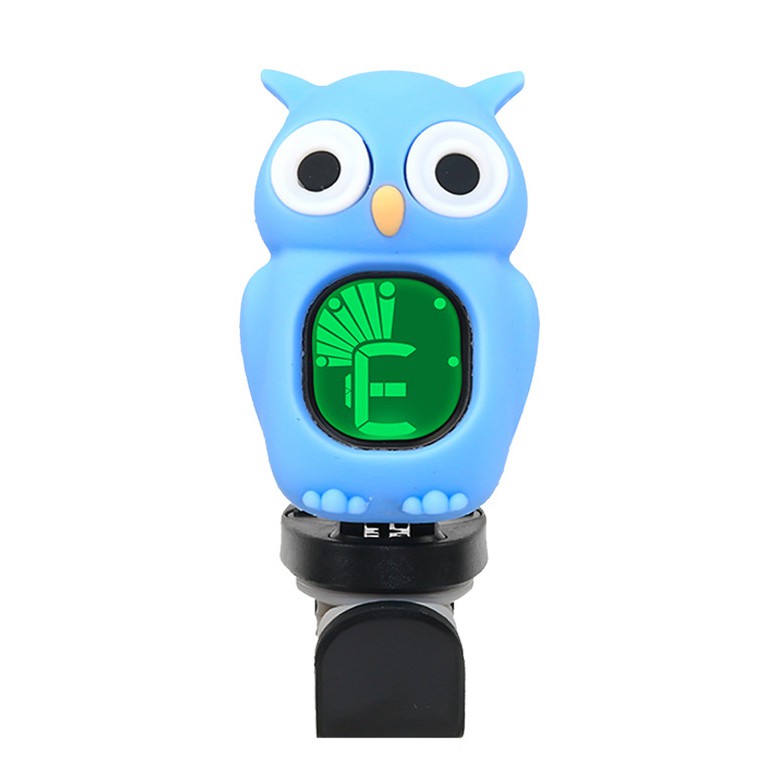 【好聲音樂器】SWIFF B7 貓頭鷹造型烏克麗麗/木吉他/電吉他/電貝斯/小提琴夾式調音器 | 蝦皮購物