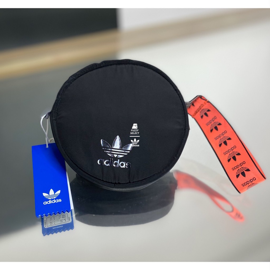 【逢甲FUZZY】Adidas Originals Waist Bag Round 圓包 黑 橘 串標 FL9617 | 蝦皮購物