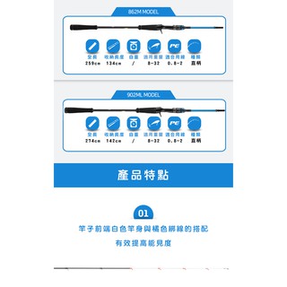 【野川釣具-釣魚】 Super Salty Fighter Inshore 超級S岸拋竿 862ML/902ML | 蝦皮購物