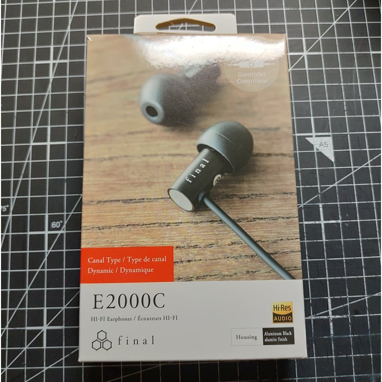 【故障零件品】Final E2000C 耳道式耳機（附收納袋、大小耳塞、固定環等所有原廠配件） | 蝦皮購物