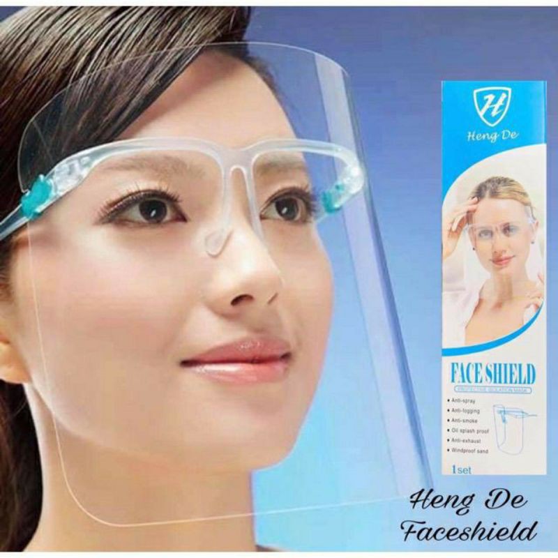 Face shield Complete set w/box (Heng de) | 蝦皮購物