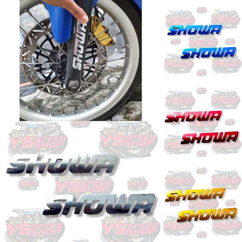 Showa Emblem logo昭和標誌 Emblem Shock Showa Shock Emblem 3ml 厚 | 蝦皮購物