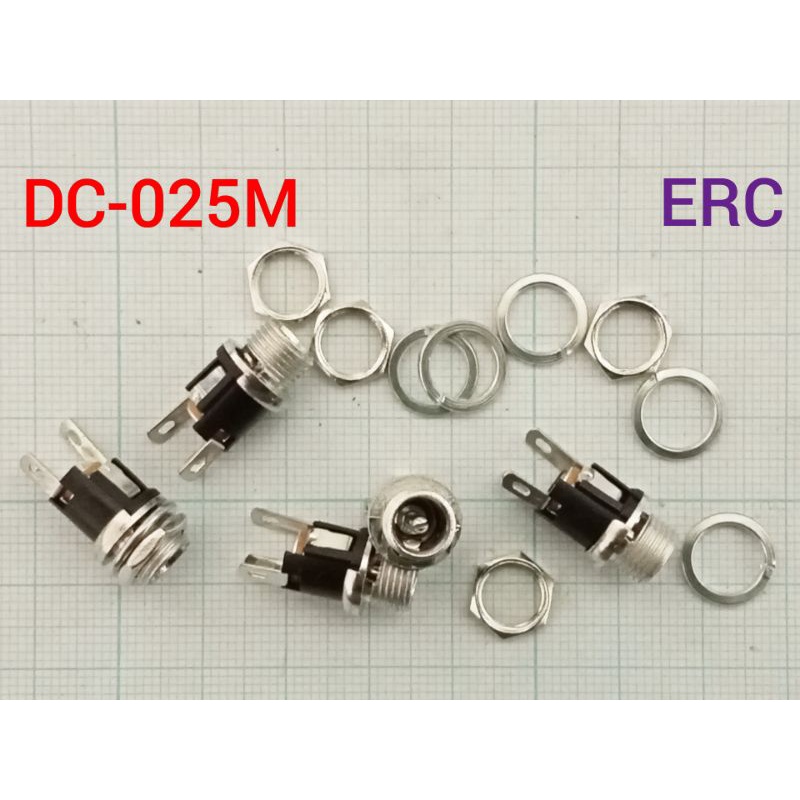 (162c) 金屬質 DC-025M 直流電源插座 5.5*2.5/2.1mm 通用 | 蝦皮購物